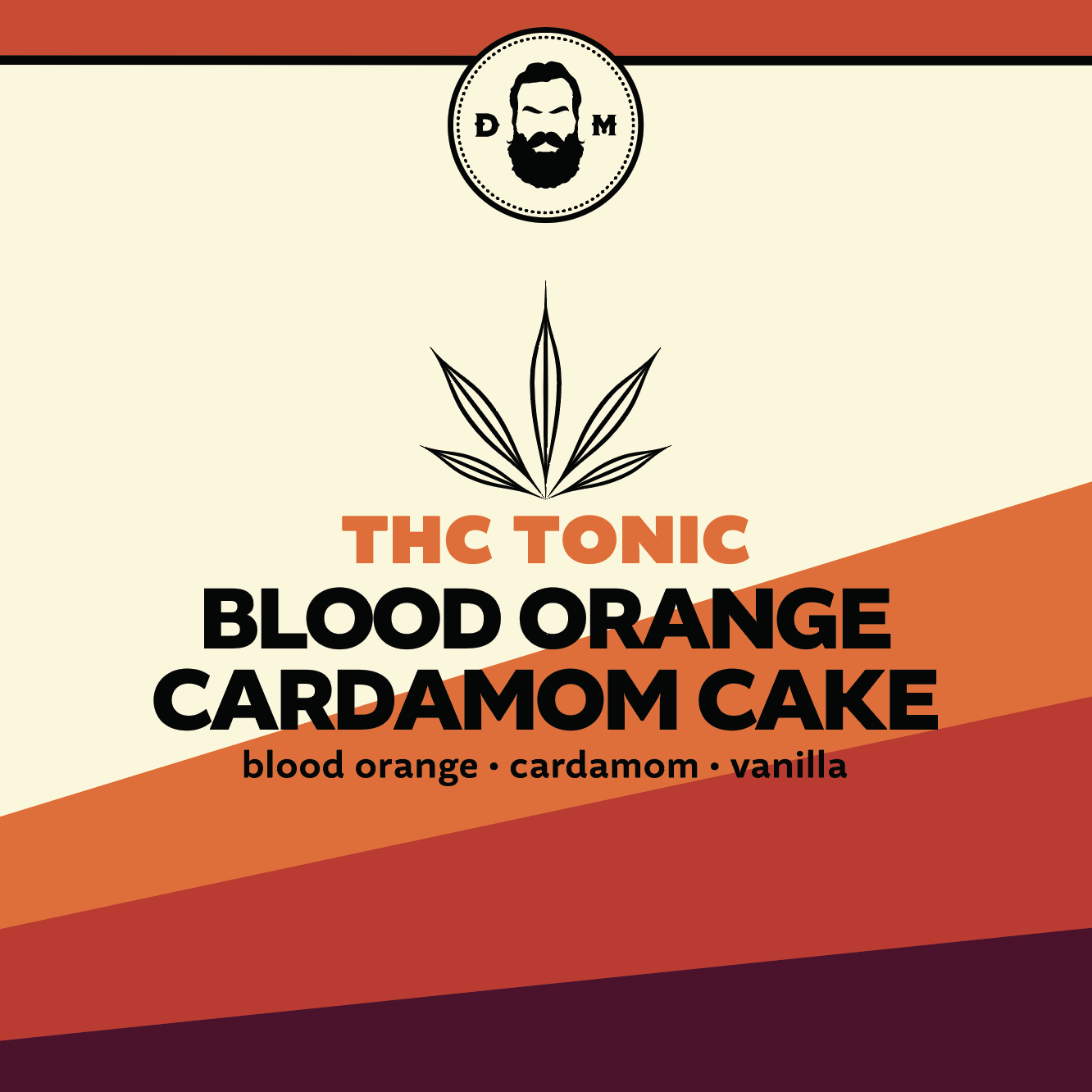 THC Tonic Blood Orange Cardamom Cake - Dangerous Man Brewing Company